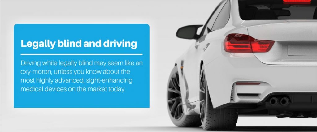 Driving while legally blind with special telescope glasses | Low Vision ...